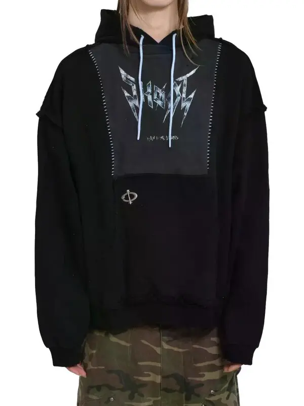 SKOOT Midnight Show Graphic-print Hoodie - Black