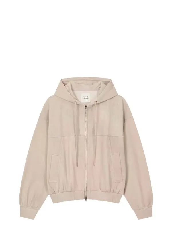 STUDIO TOMBOY Zip-up Hoodie - Neutrals