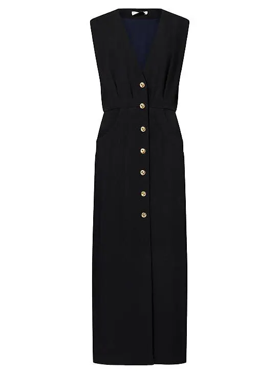 BLAZÉ MILANO Woven Maxi Dress - Black