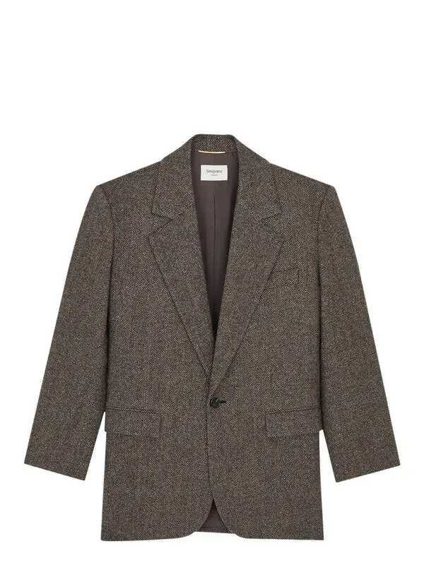 Saint Laurent Veste - Brown