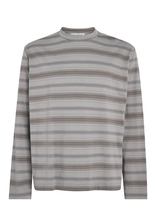 Our Legacy Cotton Stripe Box Long-sleeve T-shirt - Green