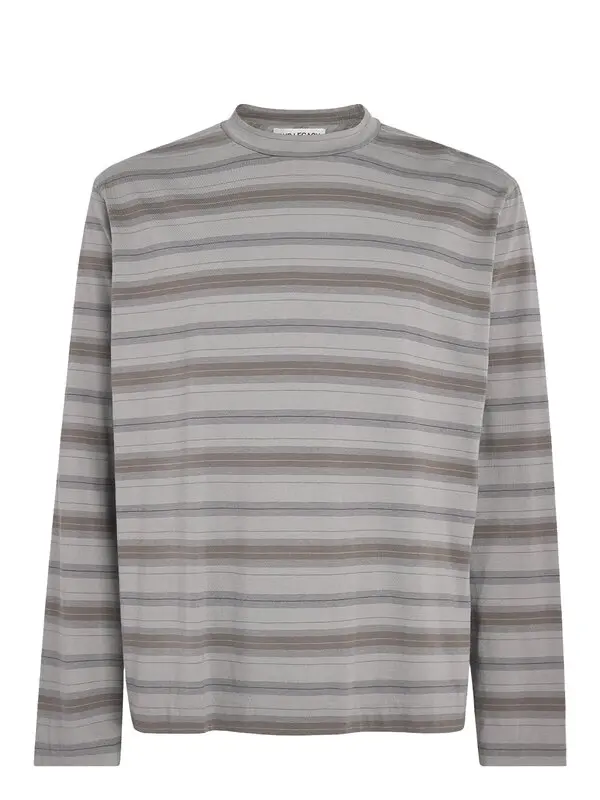 Our Legacy Cotton Stripe Box Long-sleeve T-shirt - Green