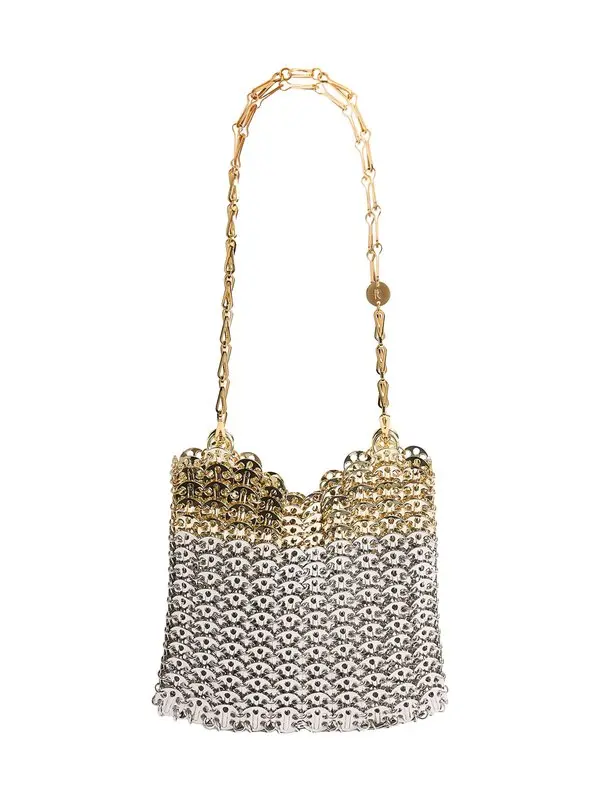 Rabanne 1969 Iconic Skyline Shoulder Bag - Silver