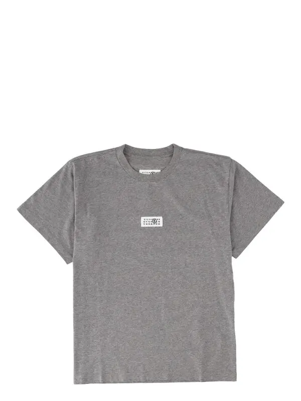 MAISON MARGIELA Cotton Logo Patch T-shirt - Grey