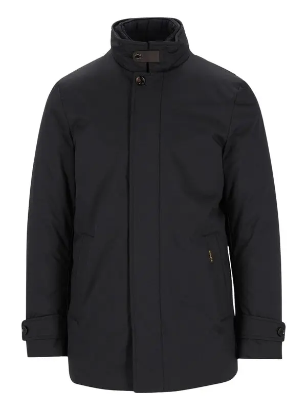 MOORER Polyamide And Polyurethane Coat - Navy