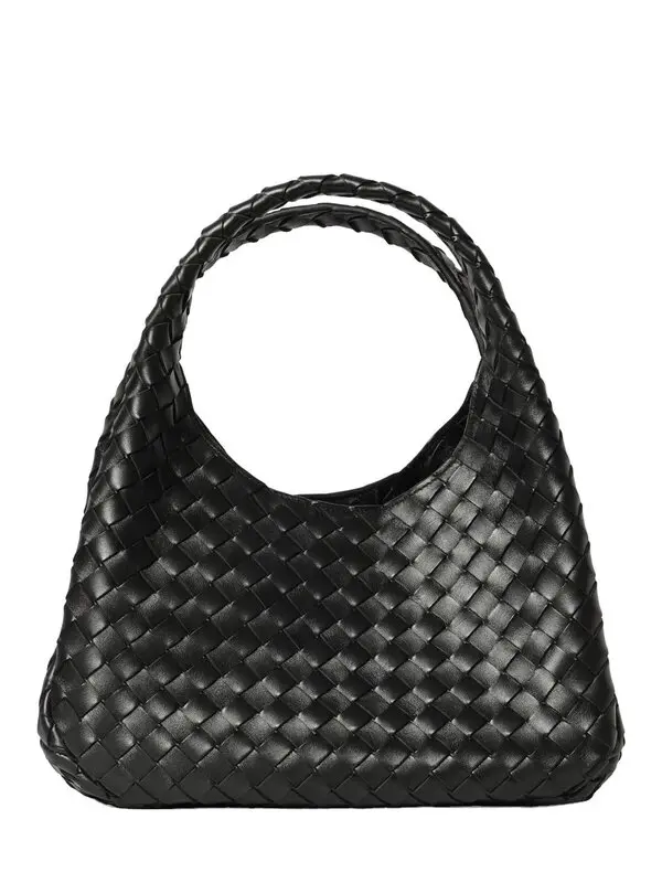 Bottega Veneta Medium Campana Bag - Black