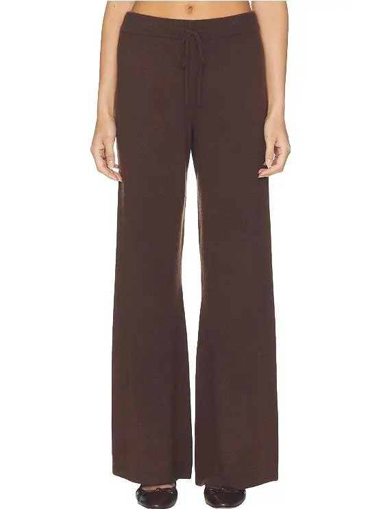 The Upside Coco Amelie Knit Pant - Chocolate