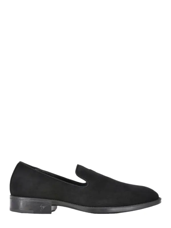 GIUSEPPE ZANOTTI G-flash Suede Loafers - Black