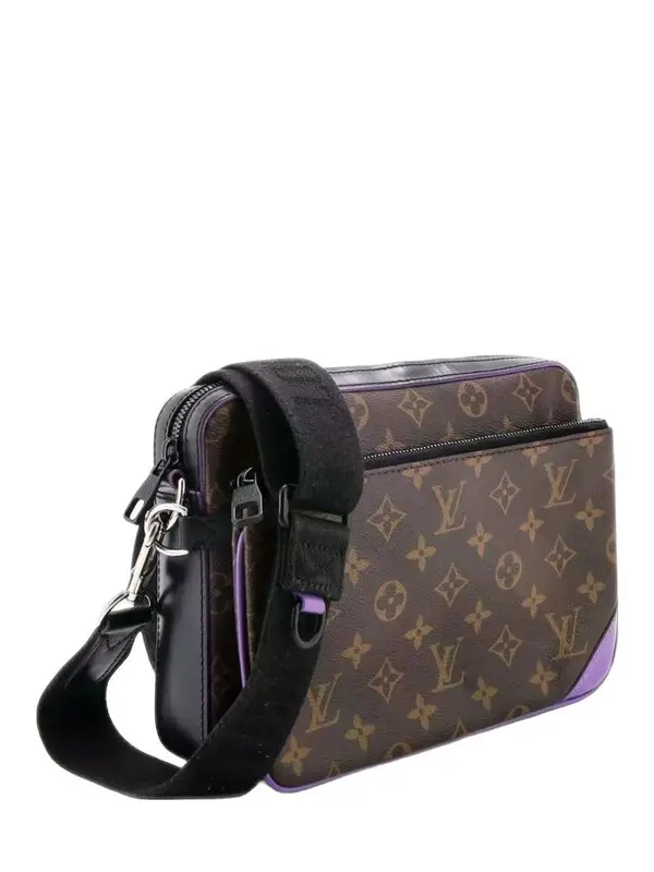 LOUIS VUITTON Trio Messenger Bag Macassar Monogram Canvas Cross Body Bag - Brown