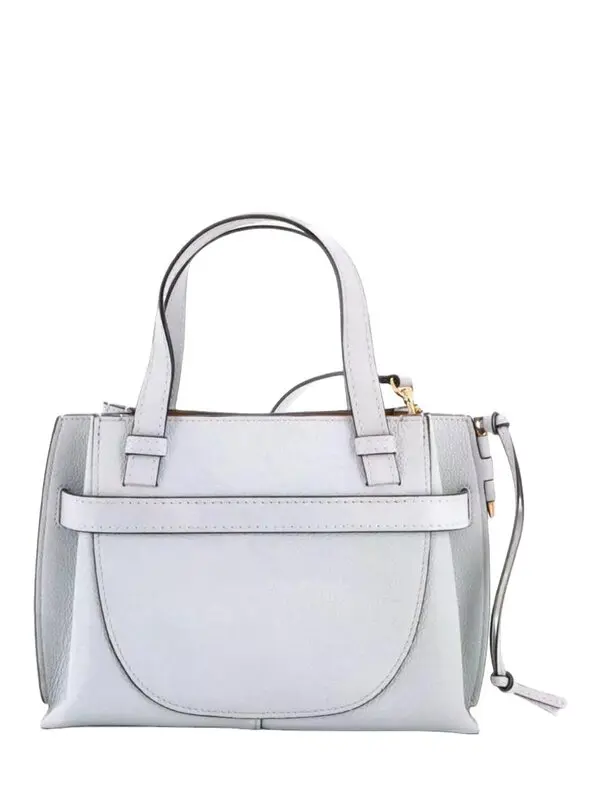 Loewe Leather Mini Satchel - Blue