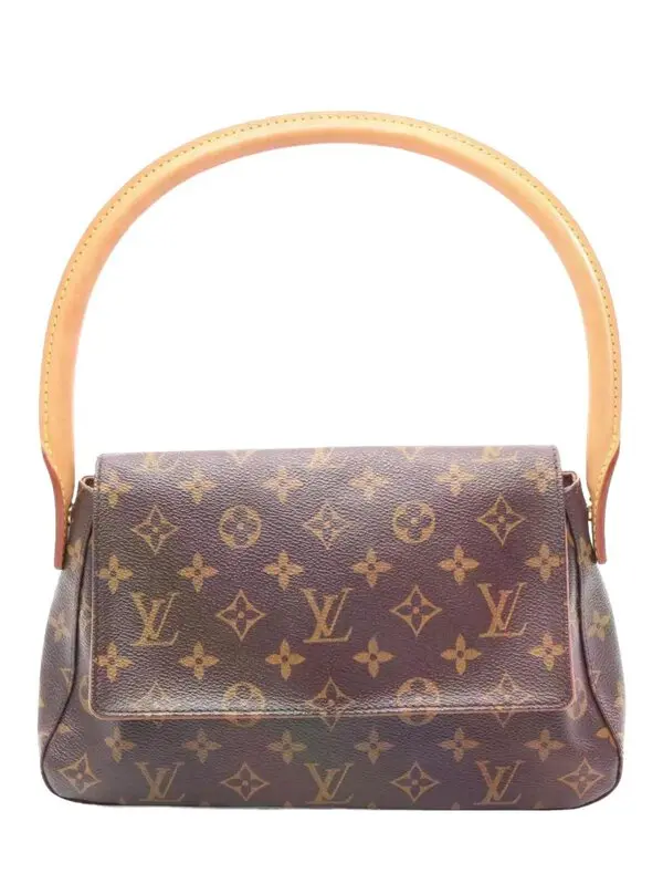 LOUIS VUITTON Monogram Mini Looping Shoulder Bag - Brown