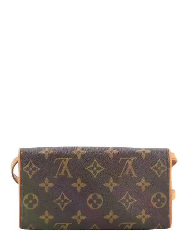 LOUIS VUITTON Monogram Canvas Twin Pm Cross Body Bag - Brown