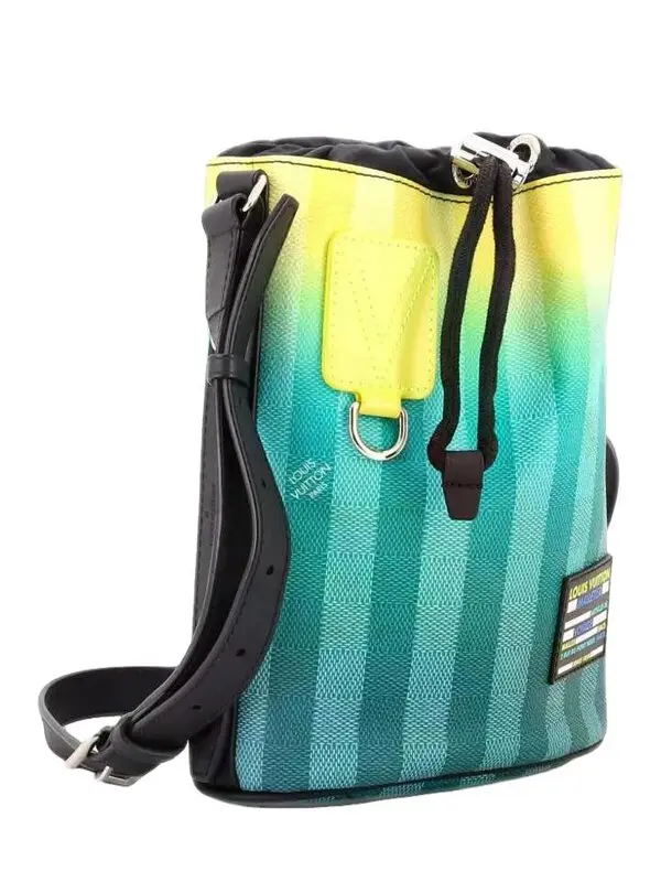 LOUIS VUITTON Sac Marin Gradient Damier Cross Body Bag - Green