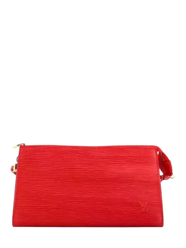 LOUIS VUITTON Pochette Accessoires Epi Leather Clutch Bag - Red