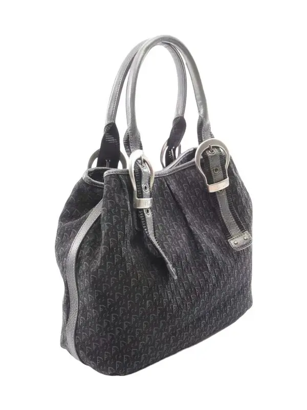 Dior Trotter Monogram Tote Bag - Black