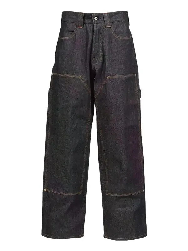 DIARY 1999 Uptown Double-knee Jeans - Blue