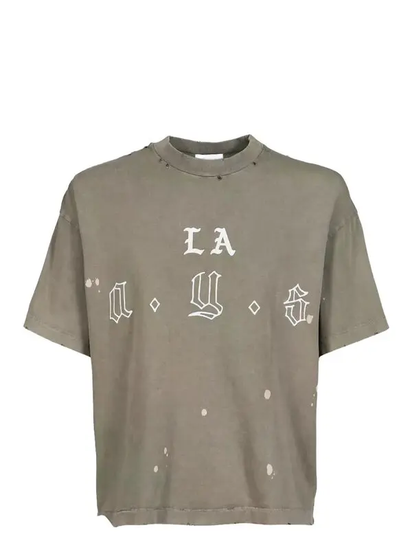 ASKYURSELF Graphic-print T-shirt - Brown
