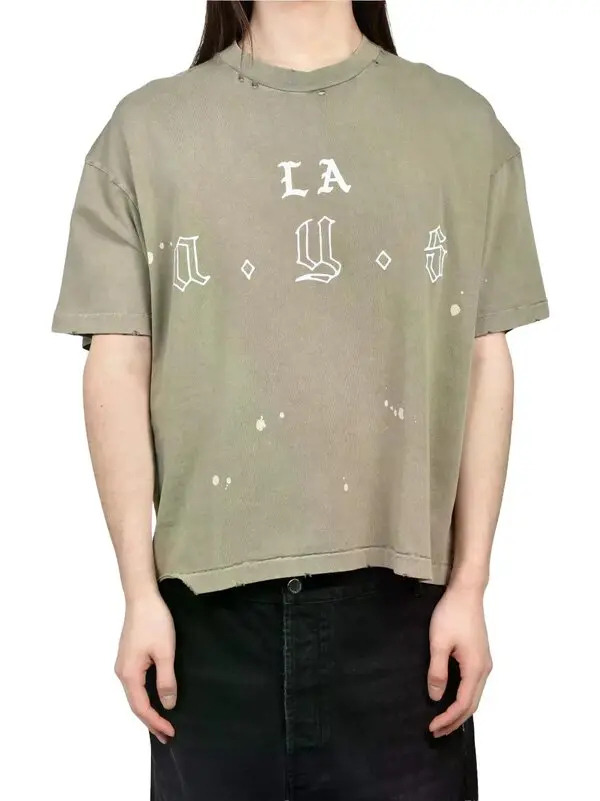 ASKYURSELF Graphic-print T-shirt - Brown