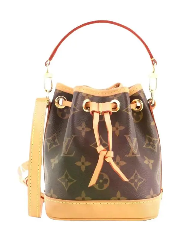 LOUIS VUITTON Monogram Canvas Bucket Bag - Brown