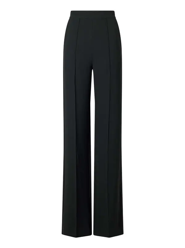 Maticevski Afterword Pleated Cady Straight-leg Pants - Black