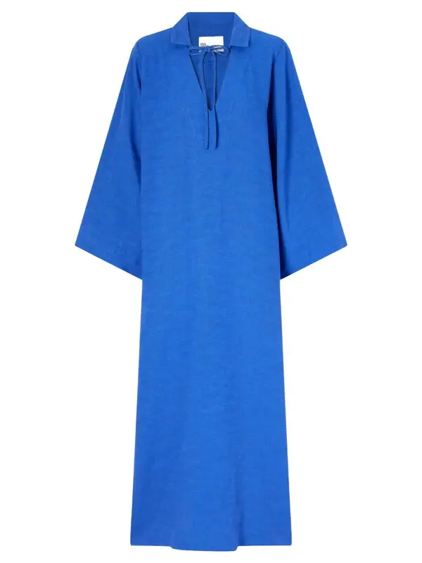 Lisa Marie Fernandez Tie-detailed Woven Maxi Dress - No