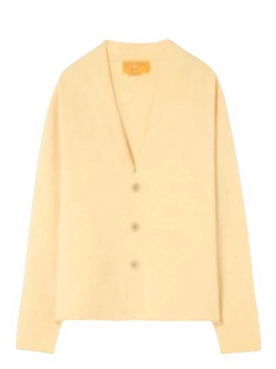 Guest In Residence Everywear Buttoned Cardigan - Nude