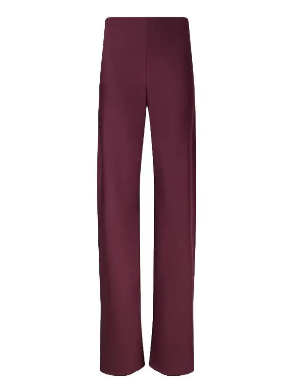Veronica Beard Satin Wide-leg Pants - Red