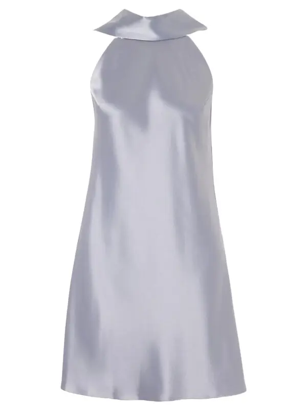 Galvan Halterneck Mini Dress - No