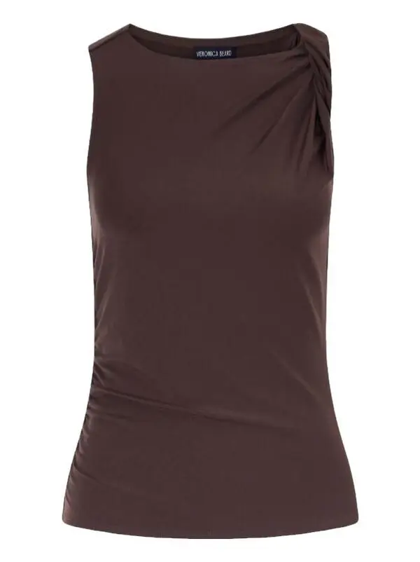 Veronica Beard Twisted Jersey Top - No