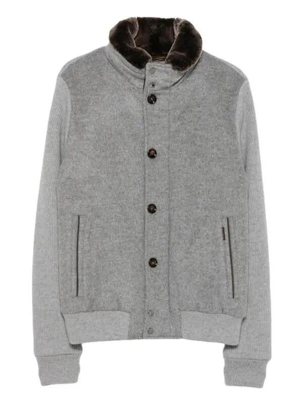 MOORER Long-sleeve Jacket - Grey