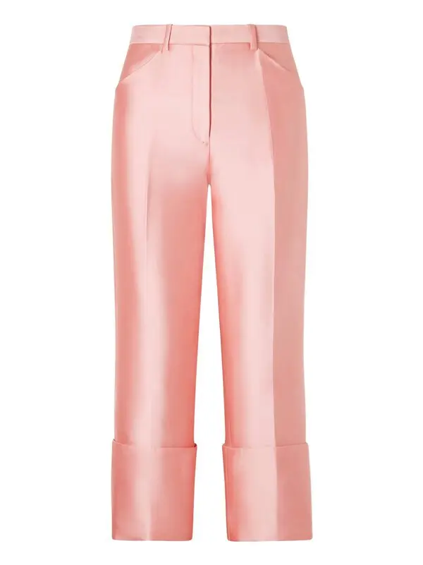 Calvin Klein Satin Skinny Pants - Pink