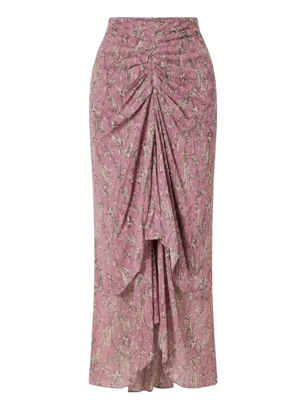Veronica Beard Printed Maxi Skirt - No