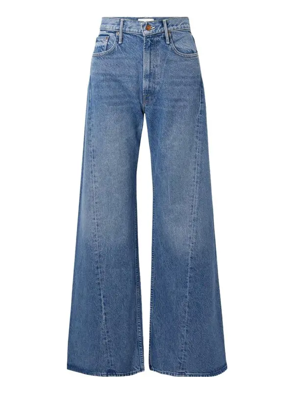 MOTHER High-rise Wide-leg Jeans - Blue