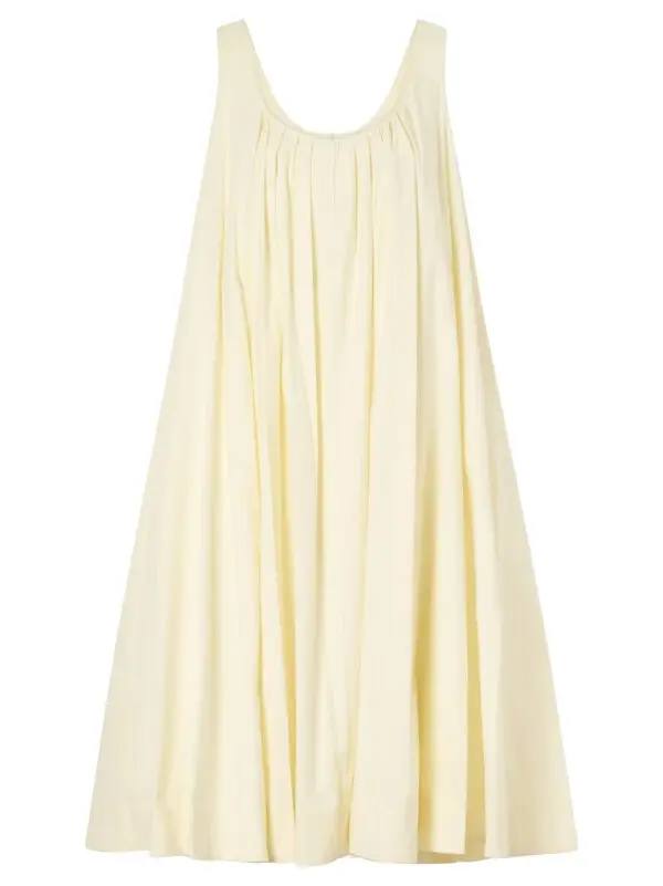 Brandon Maxwell Pleated Midi Dress - No