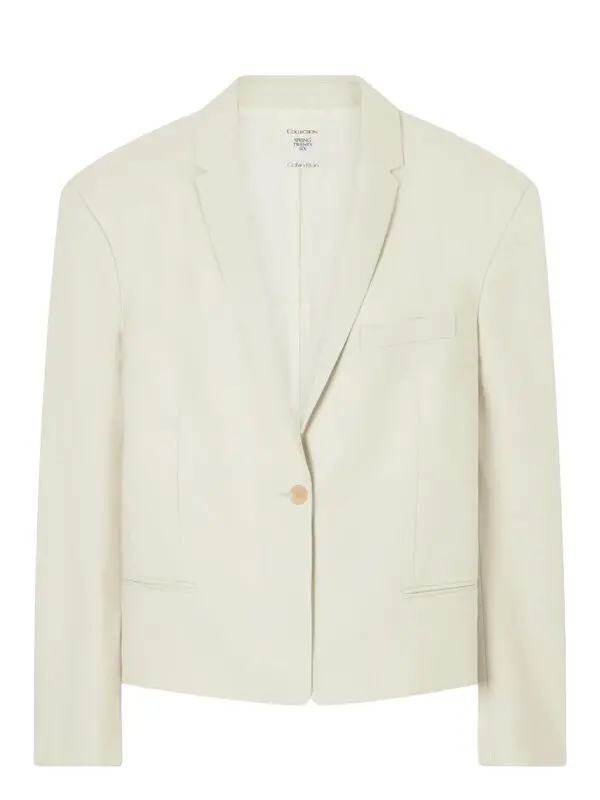 Calvin Klein Wool-twill Blazer - No