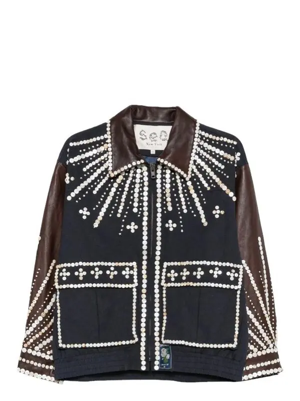 Sea Georgie Zip-up Bomber Jacket - Navy