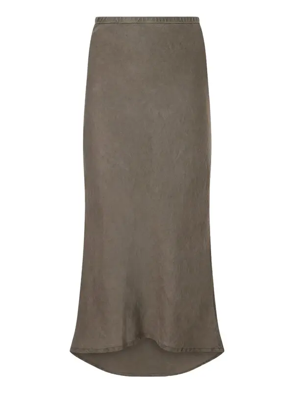 JAMES PERSE Linen Midi Skirt - No