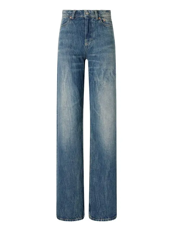 Our Legacy Wata Mid-rise Straight-leg Jeans - Blue