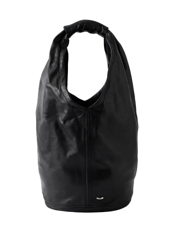 Our Legacy Fofo Drip Leather Tote - Black