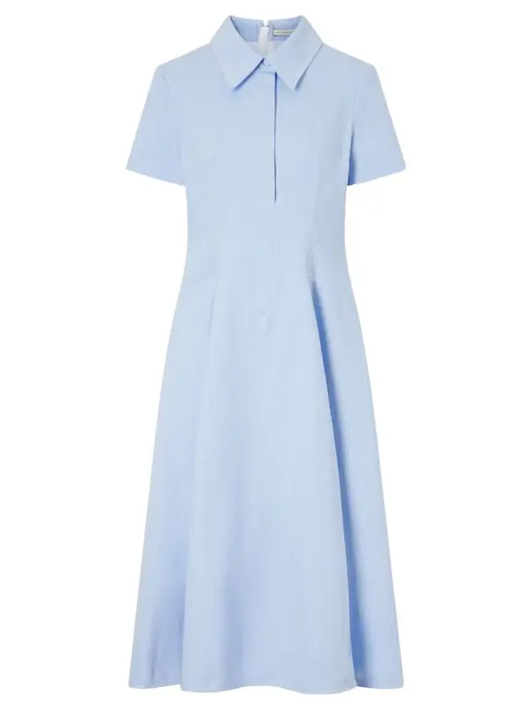EMILIA WICKSTEAD Denim Midi Dress - Blue