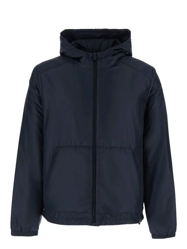 Aspesi Zip-front Hooded Jacket - Blue