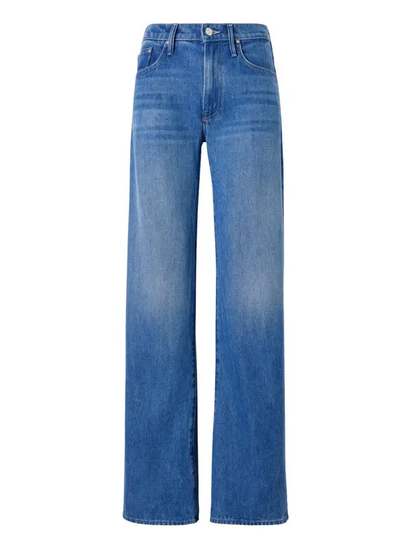 MOTHER Lasso Sneak Straight-leg Jeans - Blue