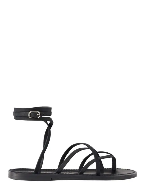 K.JACQUES Zenobie Nubuck Sandals - Black