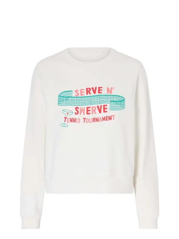MOTHER Itty Concert Printed Cotton-jersey Sweatshirt - No