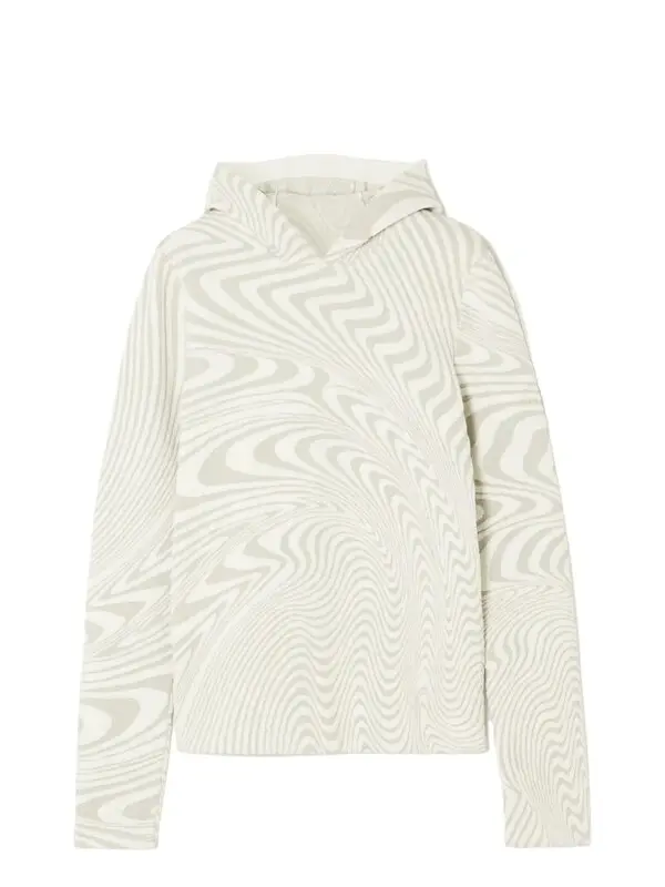 Aztech Mountain Ed Curtis Jacquard-knit Hoodie - White