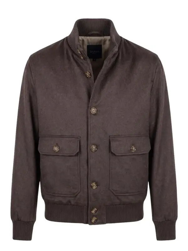 BARBA NAPOLI Cashmere Jacket - Black