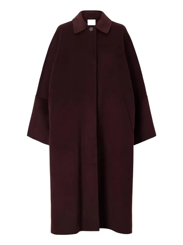 JOSEPH Dona Wool And Cashmere-blend Coat - Black