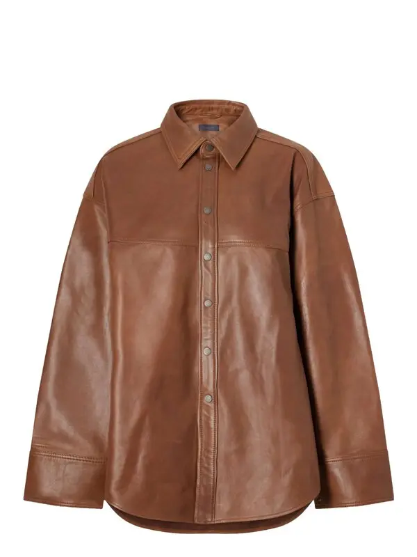 HAIKURE Victoria Leather Shirt - No