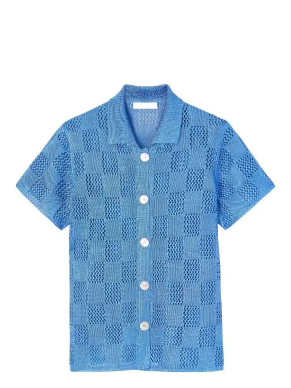 Calle Del Mar Knitted Cardigan - Blue