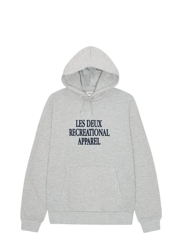 LES DEUX Drawstring Hoodie - Grey